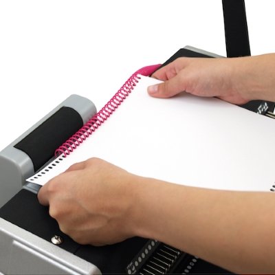 Akiles Coil-Mac-ER: Plastic Spiral Coil Paper Punch & Coil Book Bind ...