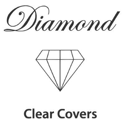 11" x 17" Light Wt. Clear Clear Presentation Binding Covers, Diamond ...