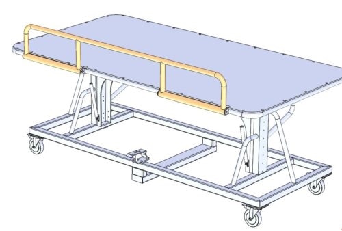 Height Adjustable All-A-Board Lifter with Fold-Down Rail | 42" Lift ...