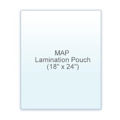 3 Mil Map Size (18" x 24") Laminating Pouches