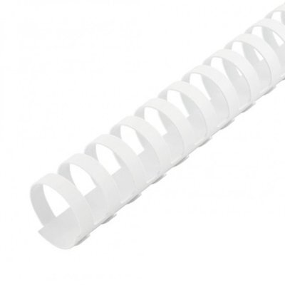 White 1/4" GBC Spiral CombBinds
